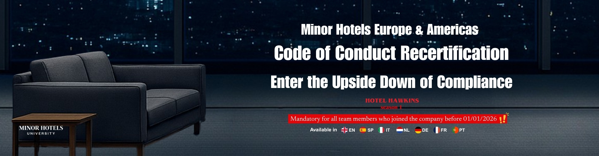 Minor Hotels Intranet (PRO)